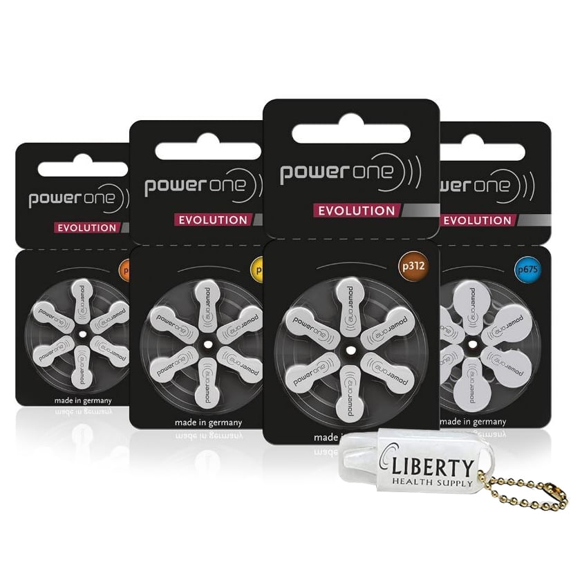 PowerOne Evolution Size 10 Hearing Aid Batteries - Walmart.com