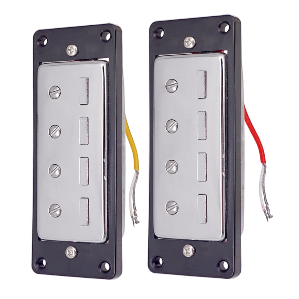 2Pcs Guitar Neck / Bridge Pickup Double Pickup For 4 St Electric Bass ...
