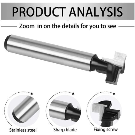 8mm T-slot Router Bit, T-slot Router Shape Router Bits | Walmart Canada