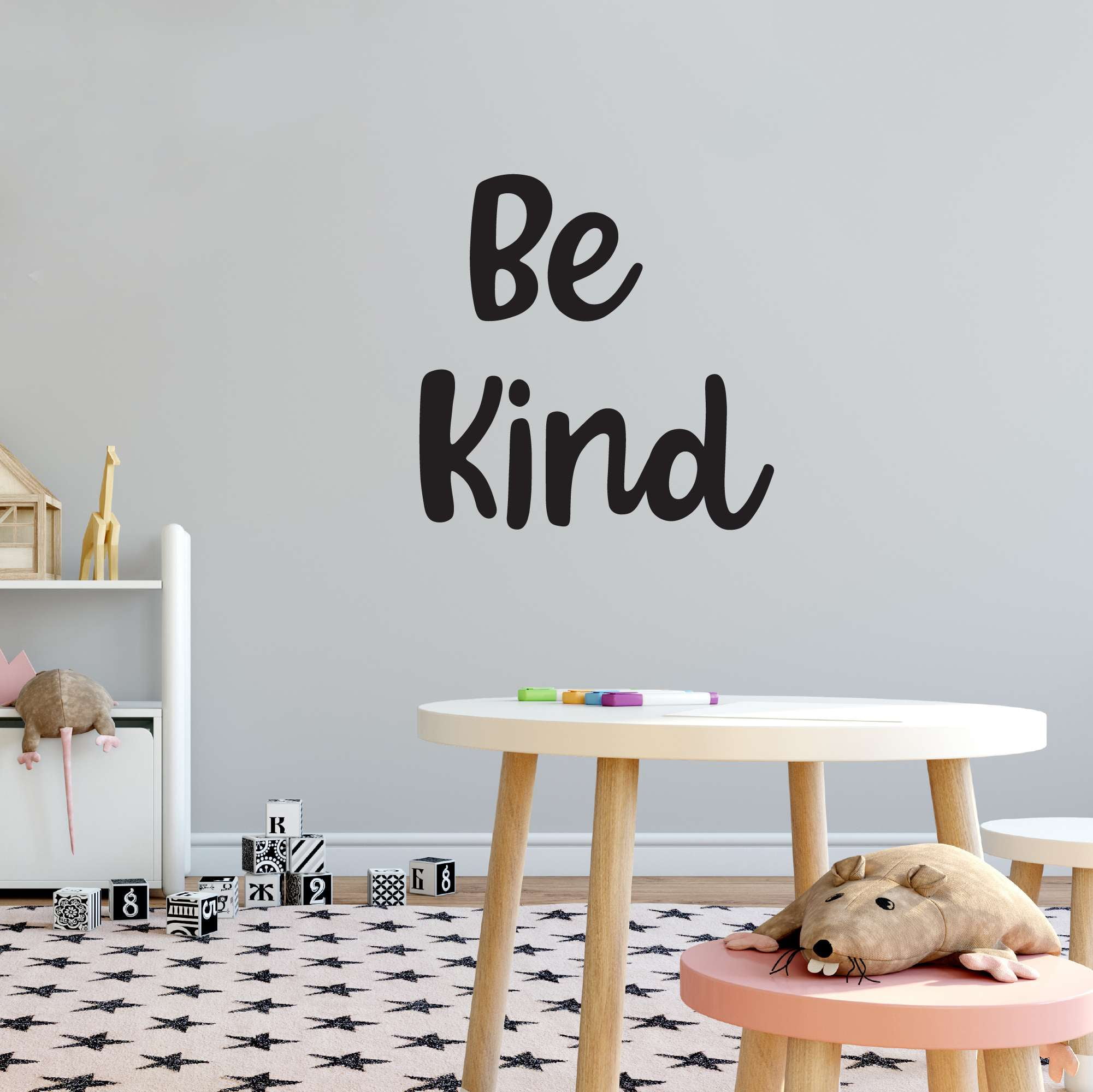 Family Be Kind Inspirational Quotes & Sayings Wall Decal Decoration ...