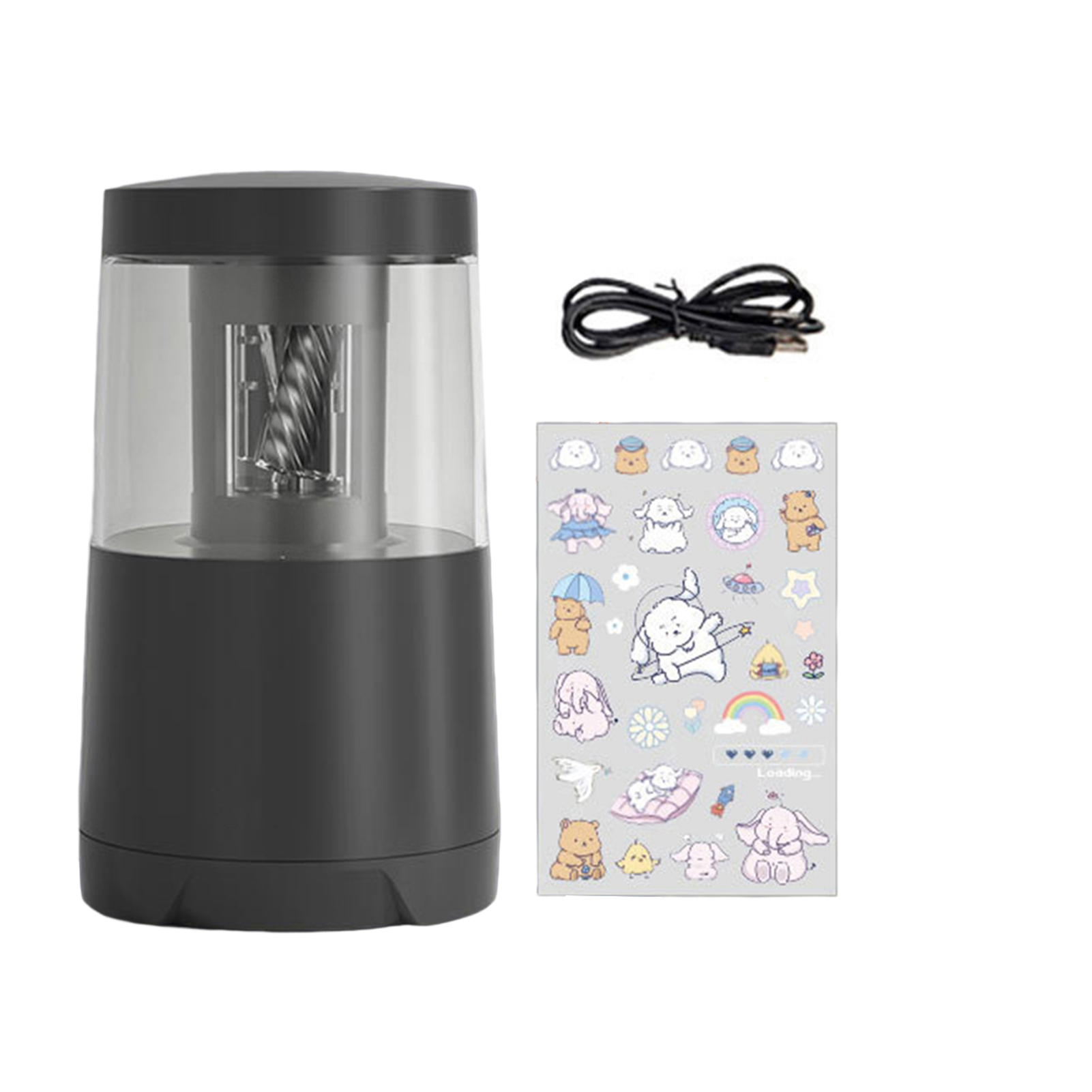 Hesroicy Automatic Electric Colored Pencils Sharpener - Super Sharp ...