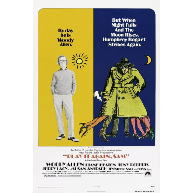 Play It Again Sam Movie Poster 24inx36in Poster 24x36 Multi-Color ...