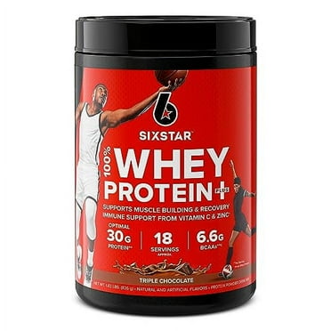Six Star Pro Nutrition 100% Whey Protein Plus Powder, Kellogg's Frosted ...