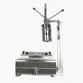 ALDKitchen Commercial Churros Machine with 3-Hole Nozzles, Manual Deep ...