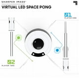 SHARPER IMAGE Virtual Space Ping Pong Game Set with Infrared Technology ...