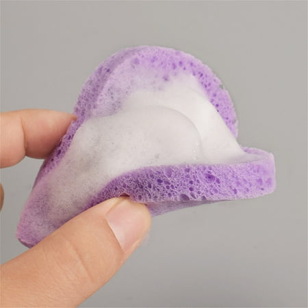 Pack of 10 Skin Cleansing Sponge Deep Clean Cellulose Facial Sponge ...