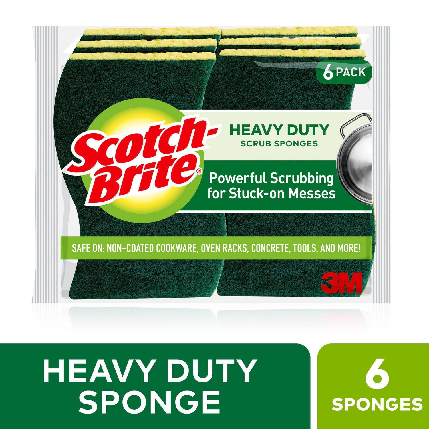 Click here for Scotch-Brite Heavy Duty Scrub Sponge prices