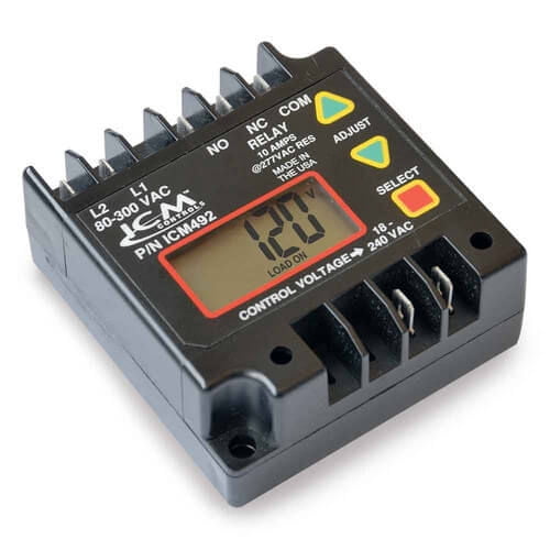 ICM Controls ICM492 Digital Single Phase Line Voltage Monitor - Walmart.com