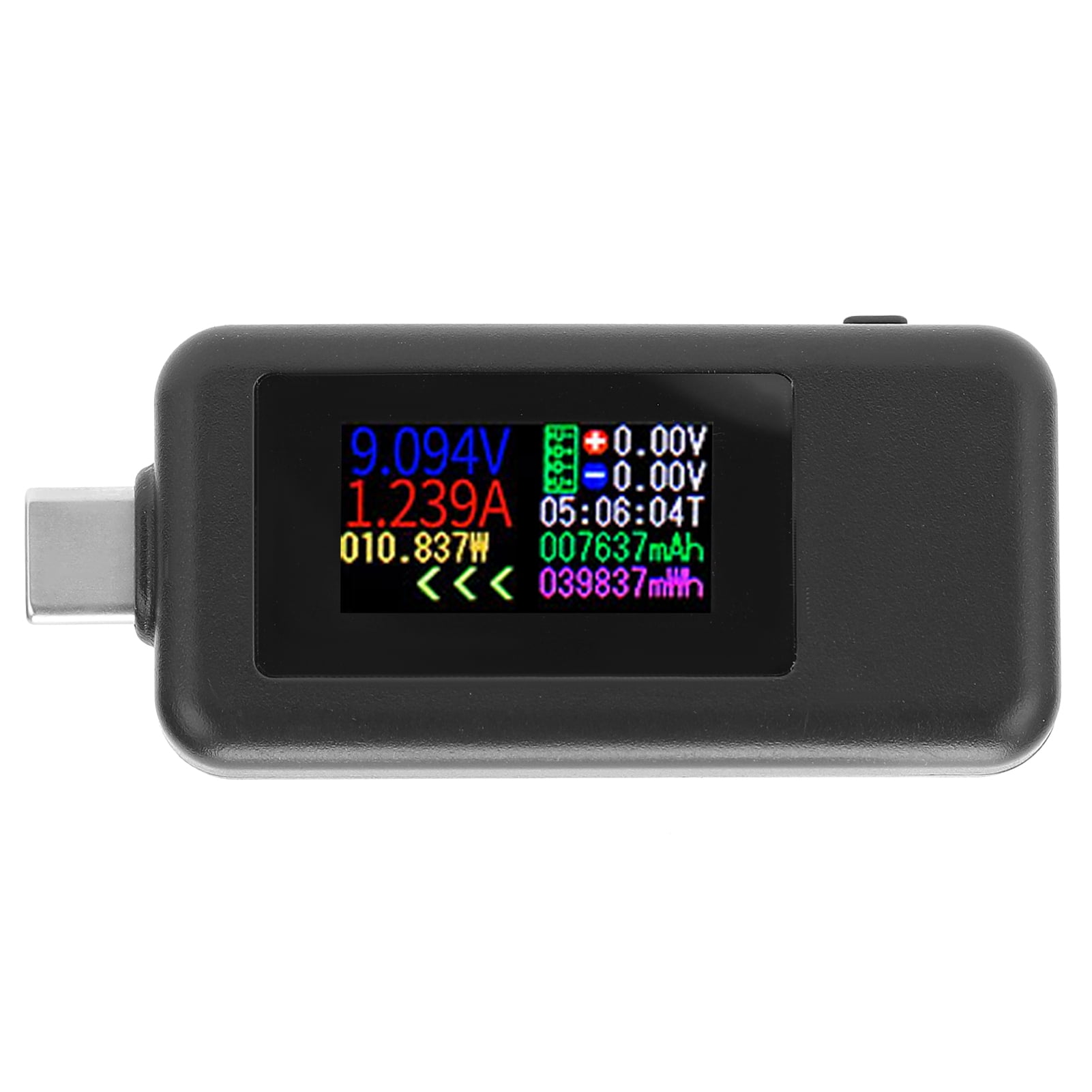 USB C Power USB Tester, Voltaje Corriente 2 en 1 Metro Multímetro ...