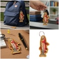 Creative Cloth Fish Keychain Decoration Themed Key Holder Bag Charm ...