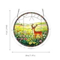 Acrylic Puzzle Suncatcher - Colorful Stained Glass Home Decor, Unique ...