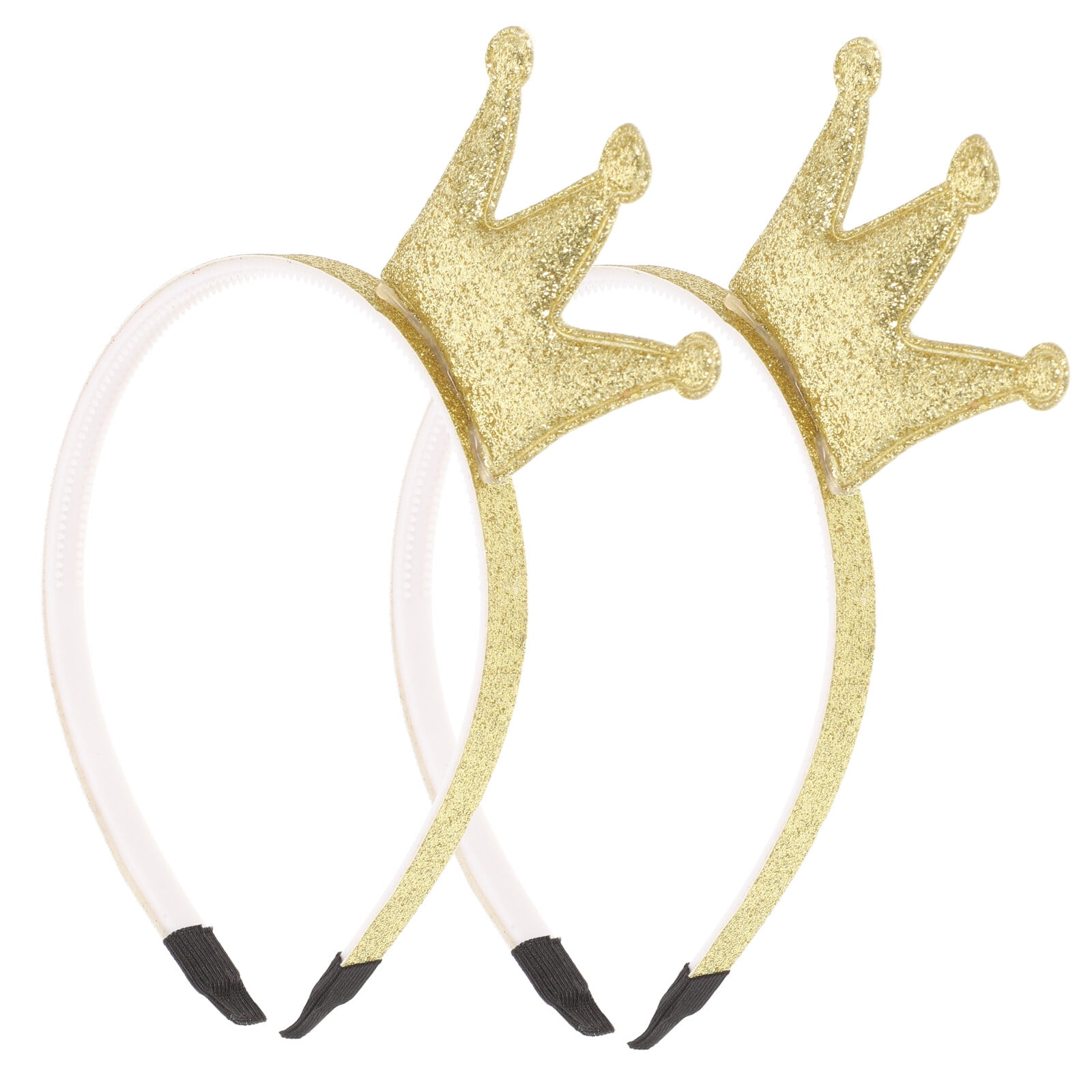 Click here for Hcyz 2pcs Glitter Crown Headbands Kids Crown Headb... prices