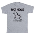 Chicago Rat Hole Graphic Tee TShirt Gift - Walmart.com