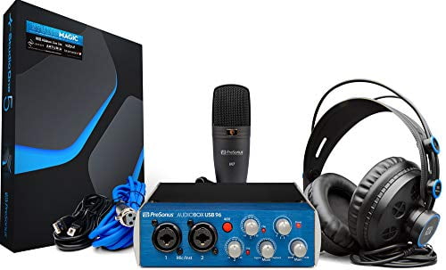 PreSonus AudioBox 96 Studio USB 2.0 Recording Kit - Walmart.com