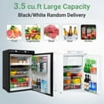 Smad 3 Way Fridge Gas/12V/110V 3.5 Cu.ft Propane Camping Refrigerator ...