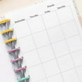 Undated Monthly Calendar Refills for 7 Disc Planners (Flora) - Walmart.com