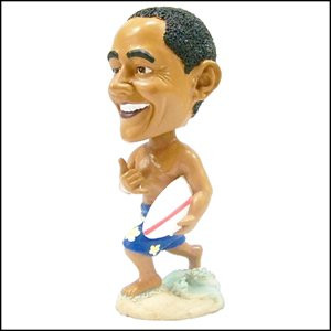 Barack Obama Surfing Bobble Head Doll 4" - Walmart.com