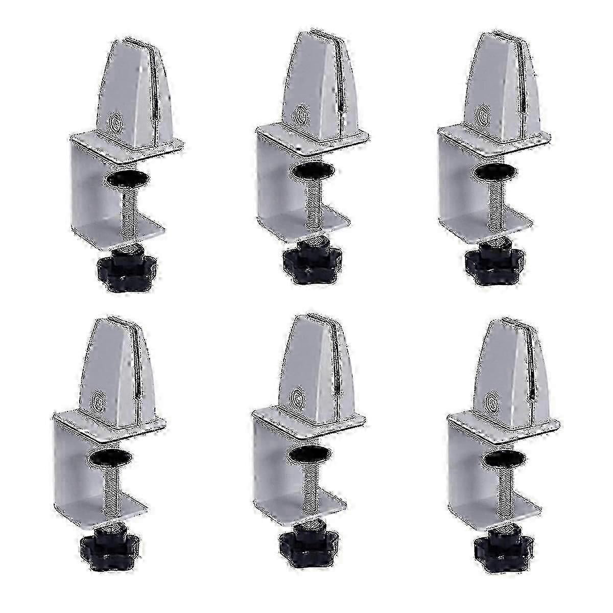 Sneeze Guard Clips, Adjustable Office Partition Clamps, Desk Divider ...