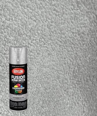 Krylon Fusion Hammered Silver All-in-One Paint & Primer Spray 12 oz ...