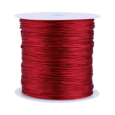 Nylon Chinese Knot DIY Handcraft Braided Cord String Black 0.8mm Dia ...