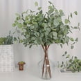 6 Bunches Artificial Eucalyptus Stems for Flower Arranging – Realistic ...