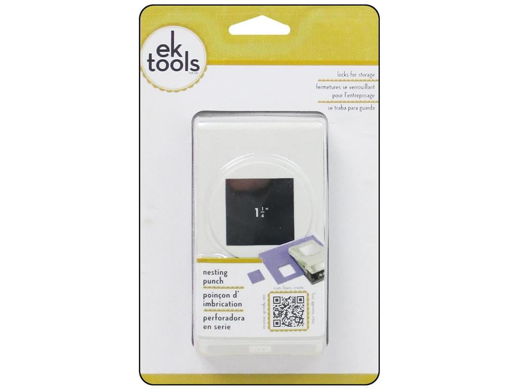 EK Paper Shapers Nesting Punch Square 1 1/4" - Walmart.com - Walmart.com