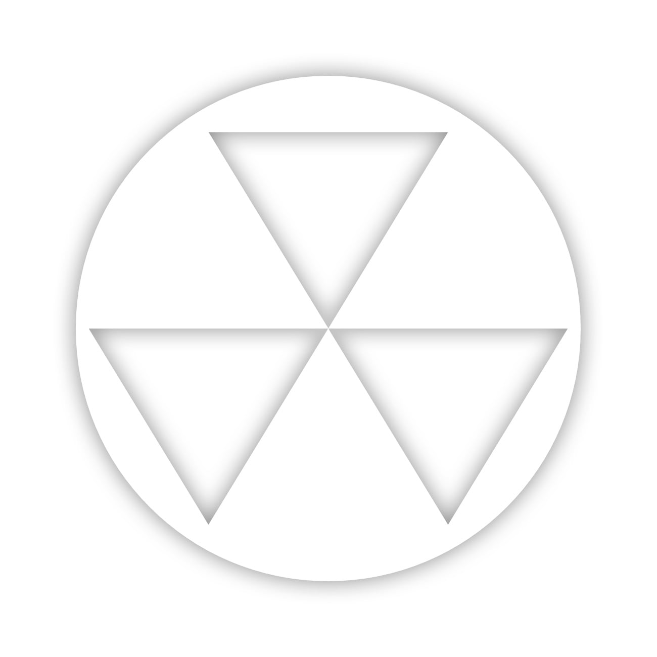 Fallout Shelter Symbol Sticker Decal Die Cut - Self Adhesive Vinyl ...