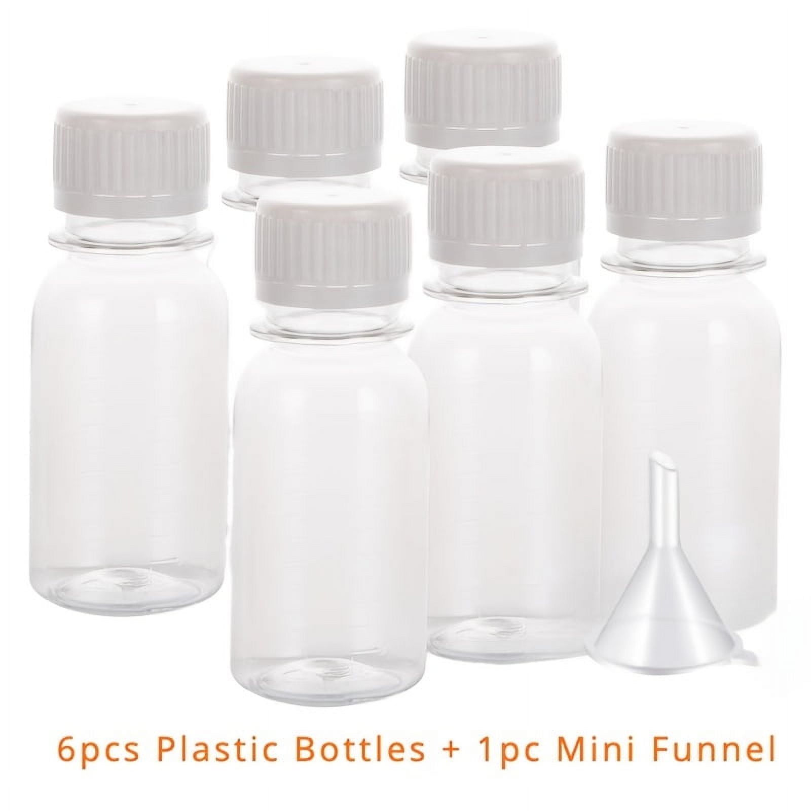Click here for Addfst 6pcs 2oz Plastic Mini Clear Bottles With Li... prices