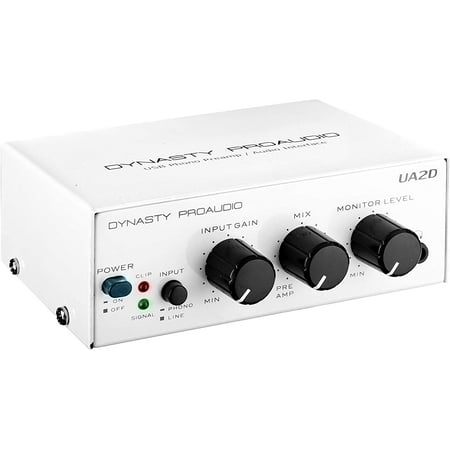 Dynasty ProAudio DA-UA2D USB Phono Preamplifier/Audio Interface with ...