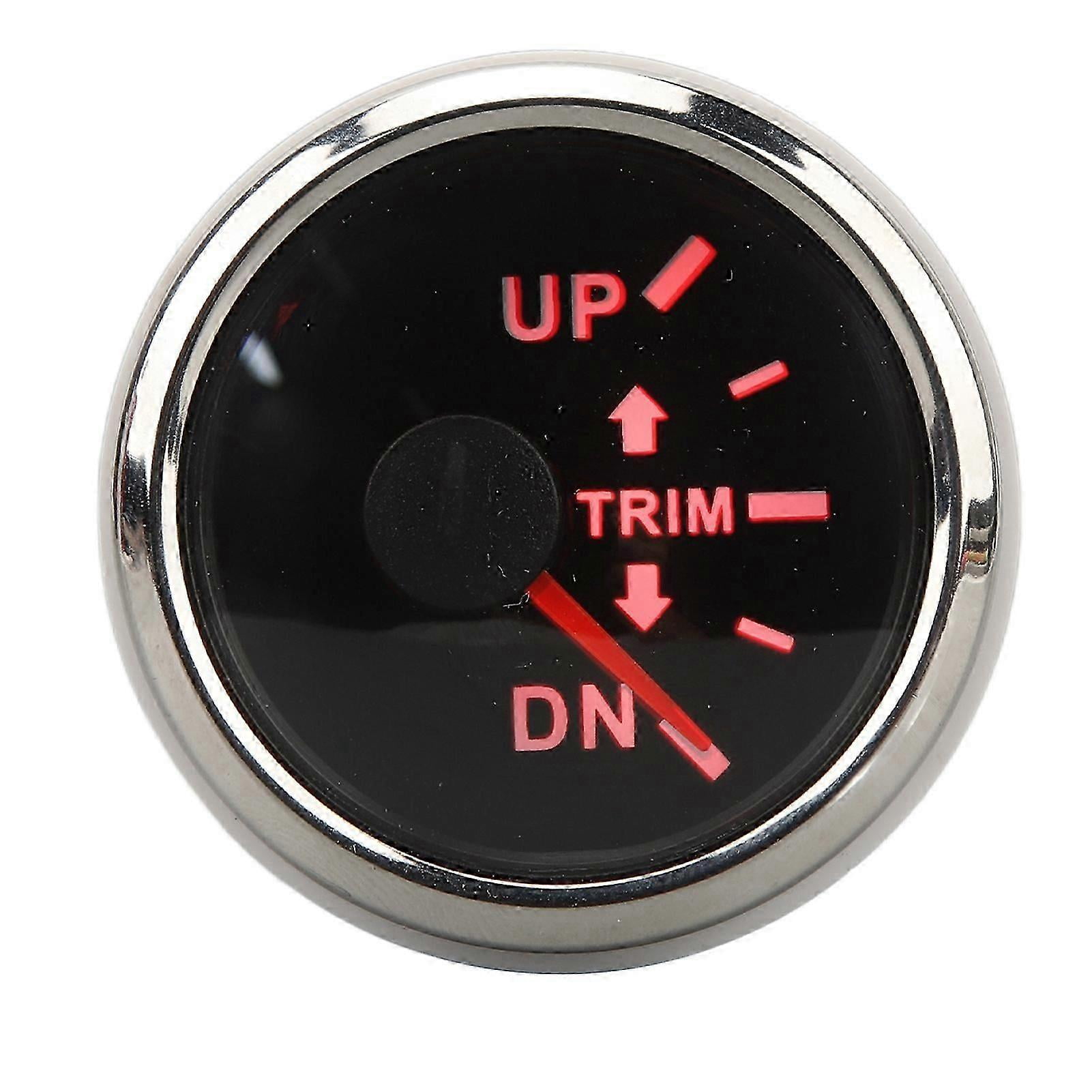 52mm Boat Trim Gauge Stainless Steel Dc9 To 32v Up Dn Marine Trim ...