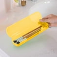 HengDidi Travel Size Transparent Toothbrush Case Holder with ...