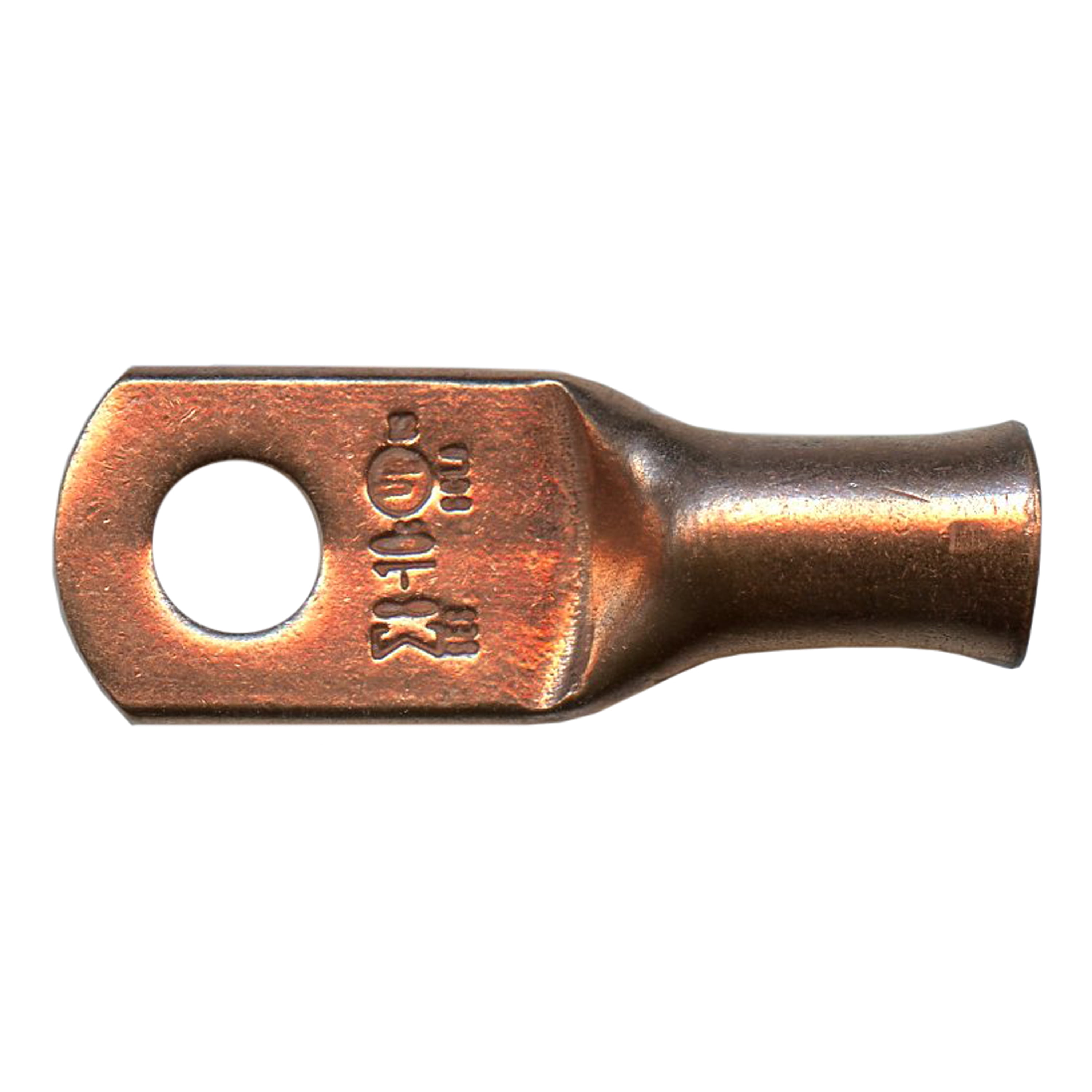 Copper Lug 8 AWG Gauge #10 Ring Wire Terminal Battery Cable End ...