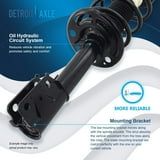 Detroit Axle - Front Struts for FWD 2011 2012 2013 Ford Explorer ...