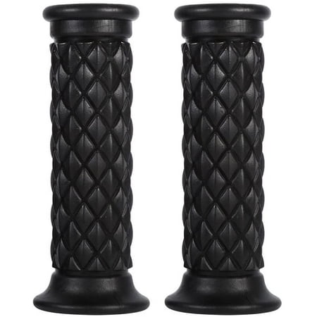 Motorcycle Hand Grips, 1 Pair Anti-Skid Rubber Bar End Thruster Grip ...