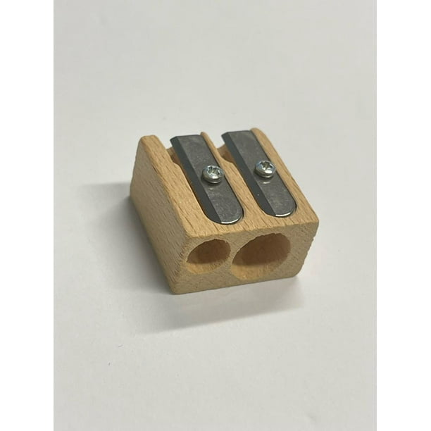 Mobius + Ruppert 411 Beech Wood Double Hole Pencil Sharpener, Made of ...