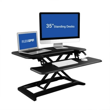 Lorell, LLR99552, Sit-to-Stand Electric Desk Riser, 1 Each, Black ...