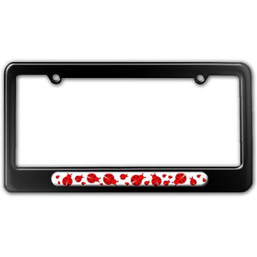 Ladybug Lady Bug Pattern License Plate Frame - Walmart.com