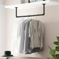 Sigrena Heavy Duty Industrial Pipe Clothes Rack, 38'' L, Wall Mounted ...