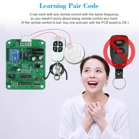 Smart Home 433Mhz DC -24V 1CH Smart Switch Garage Door Opener Wireless ...