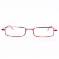 Red Pen Pocket Case Mini Reading Glasses +2.75 Portable Metal Readers ...