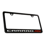Camaro 6th Generation Carbon Fiber License Plate Frame SS Logo ...