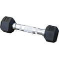 Bintiva Rubber Coated Hexagon Dumbbells - Hand Weights - Walmart.com