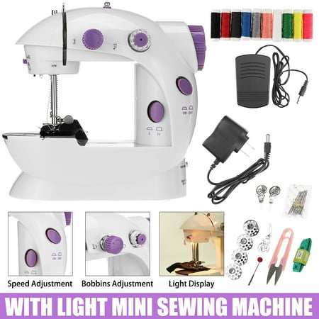 Mini Portable Handheld sewing machines Stitch Sew needlework Cordless ...