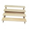 Segolike Wood Display Riser Stand Showcase Fixtures Countertop Jewelry ...