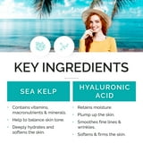 Vitamins and Sea Beauty Seaweed Face Gel, Sea Kelp & Hyaluronic Acid ...