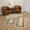 Capri 3 Piece Rug Set, Golden Lattice - Walmart.com
