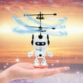 SKYESHEALLY Mini Induction Flying Robot 2CH Helicopter Induction ...