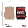 Vegas Slot Machine Cardboard Cutout Standup - Walmart.com