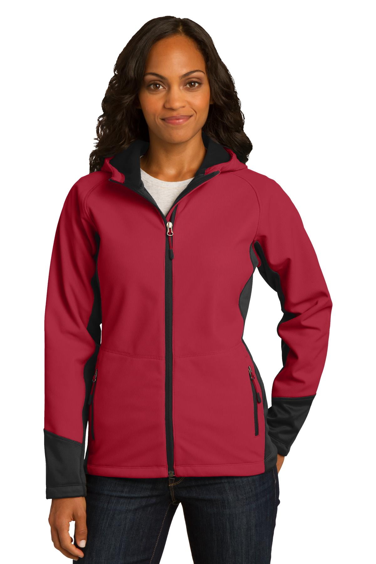Vertical Hooded Soft Shell Jacket - Walmart.com