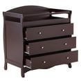 FCH Infant Changing Table, 3 Drawer Changer, Nursery Dresser Chest, MDF ...